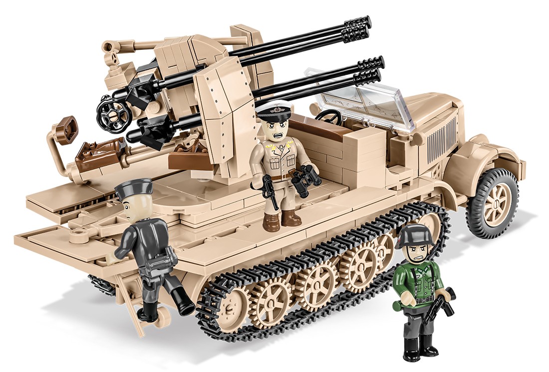 COBI Byggesæt WW2 SD.KFZ. 7/1 & 2cm Flakvierling 38 - 496 Klodser ...