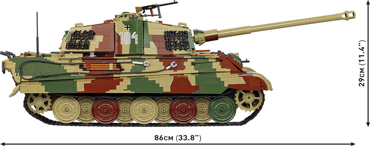 COBI Byggesæt Tiger II Königstiger - 11170 klodser - Alle COBI ...